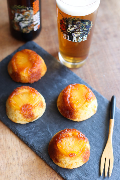 Gâteaux renversés Ananas & Coco, Caramel à la bière Mango Slash - Food ...